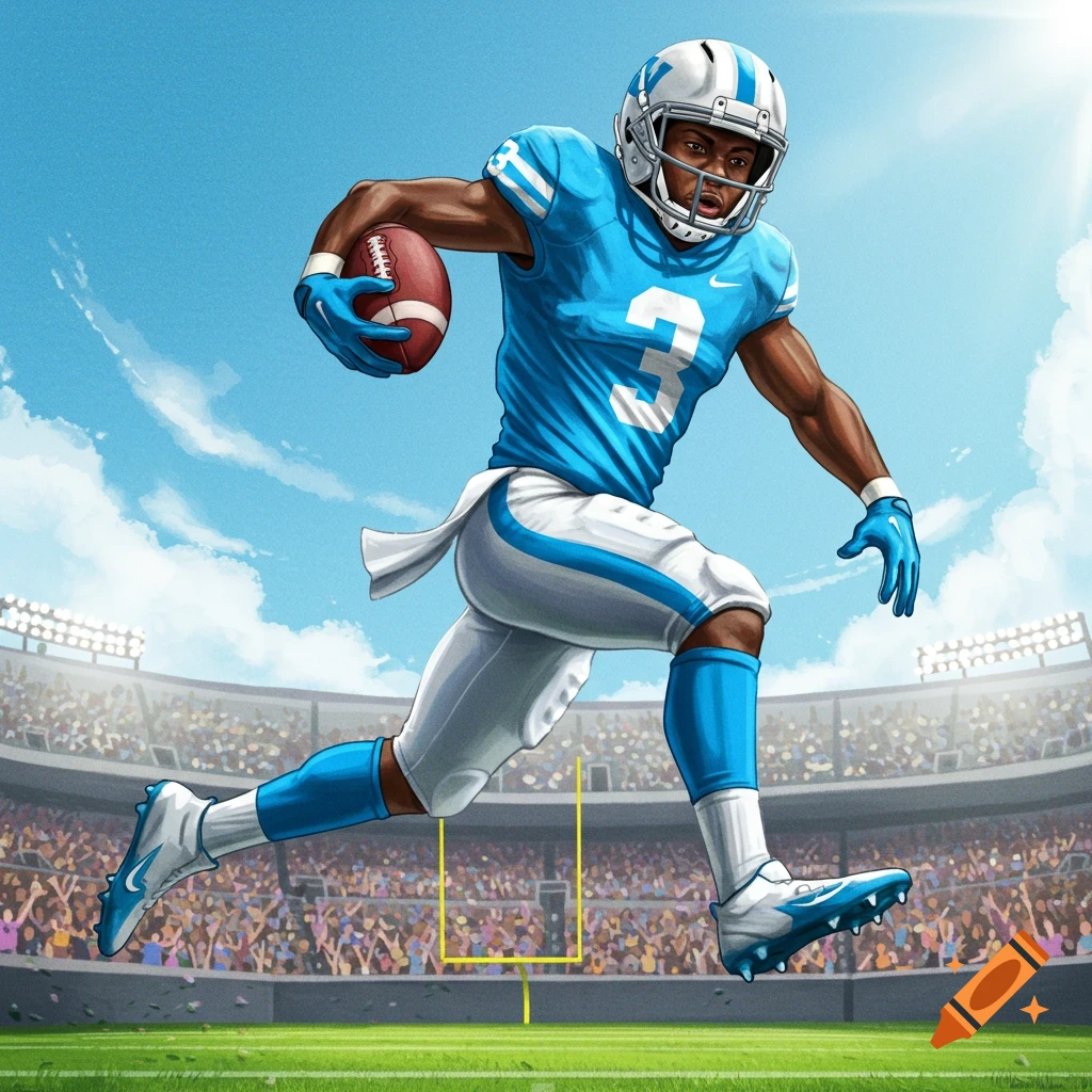 Football player on Craiyon