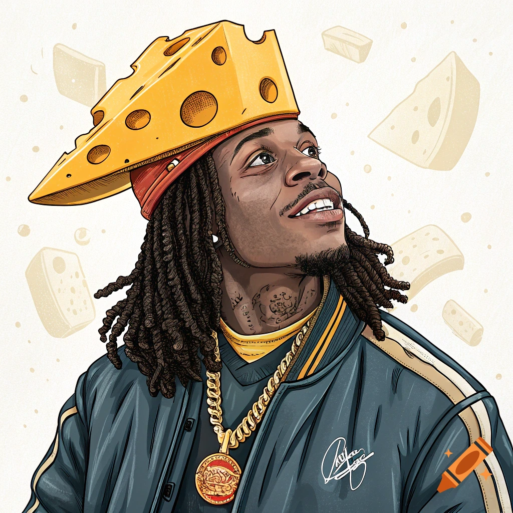 Portrait of Diddy inside the yellow Snapchat logo outline. on Craiyon