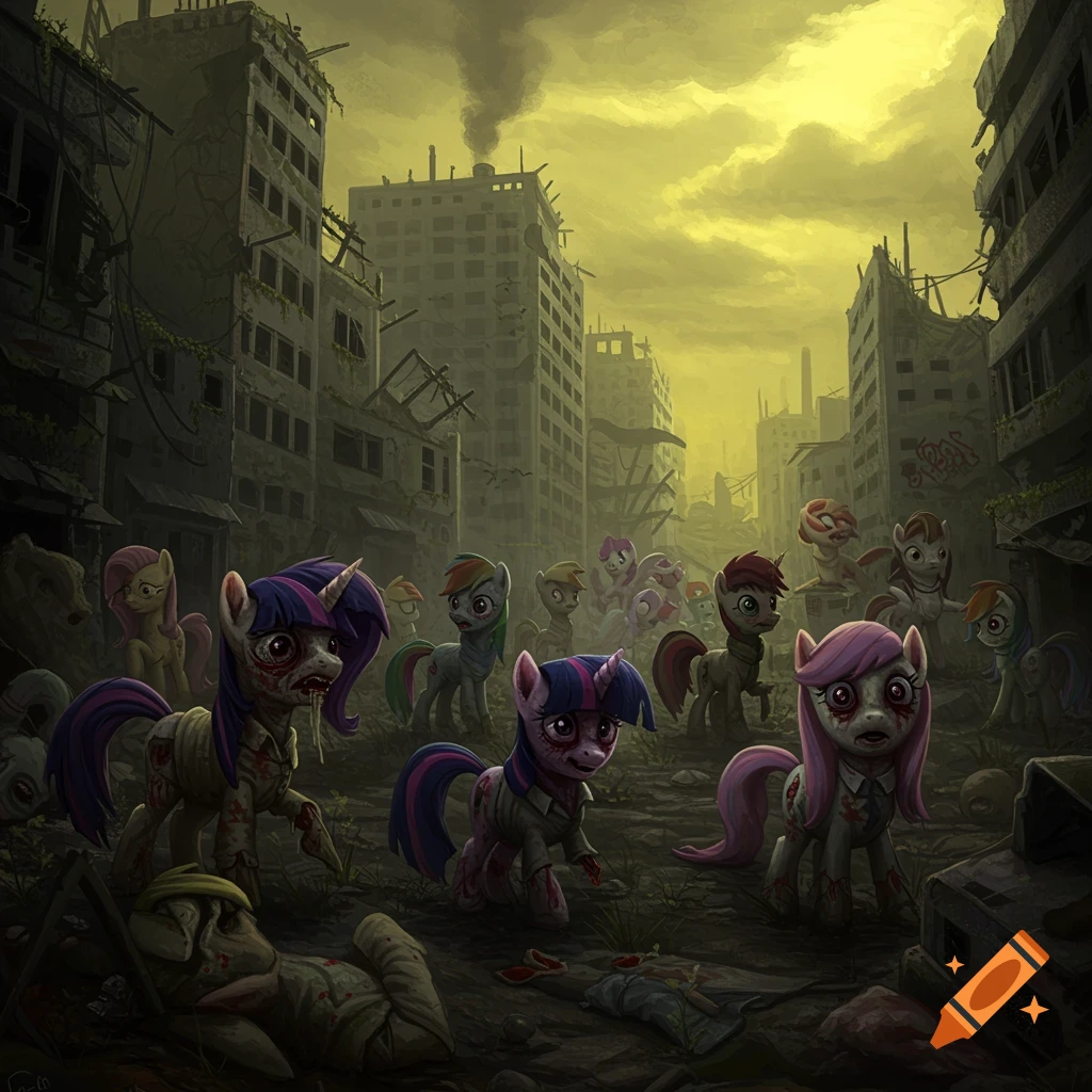 My Little Pony images created on Craiyon