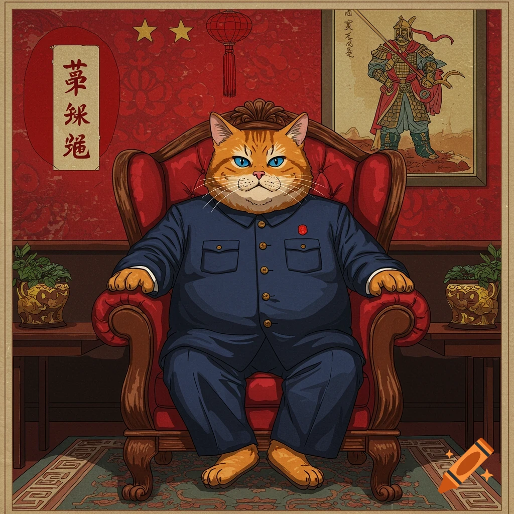 Chairman Meow on Craiyon