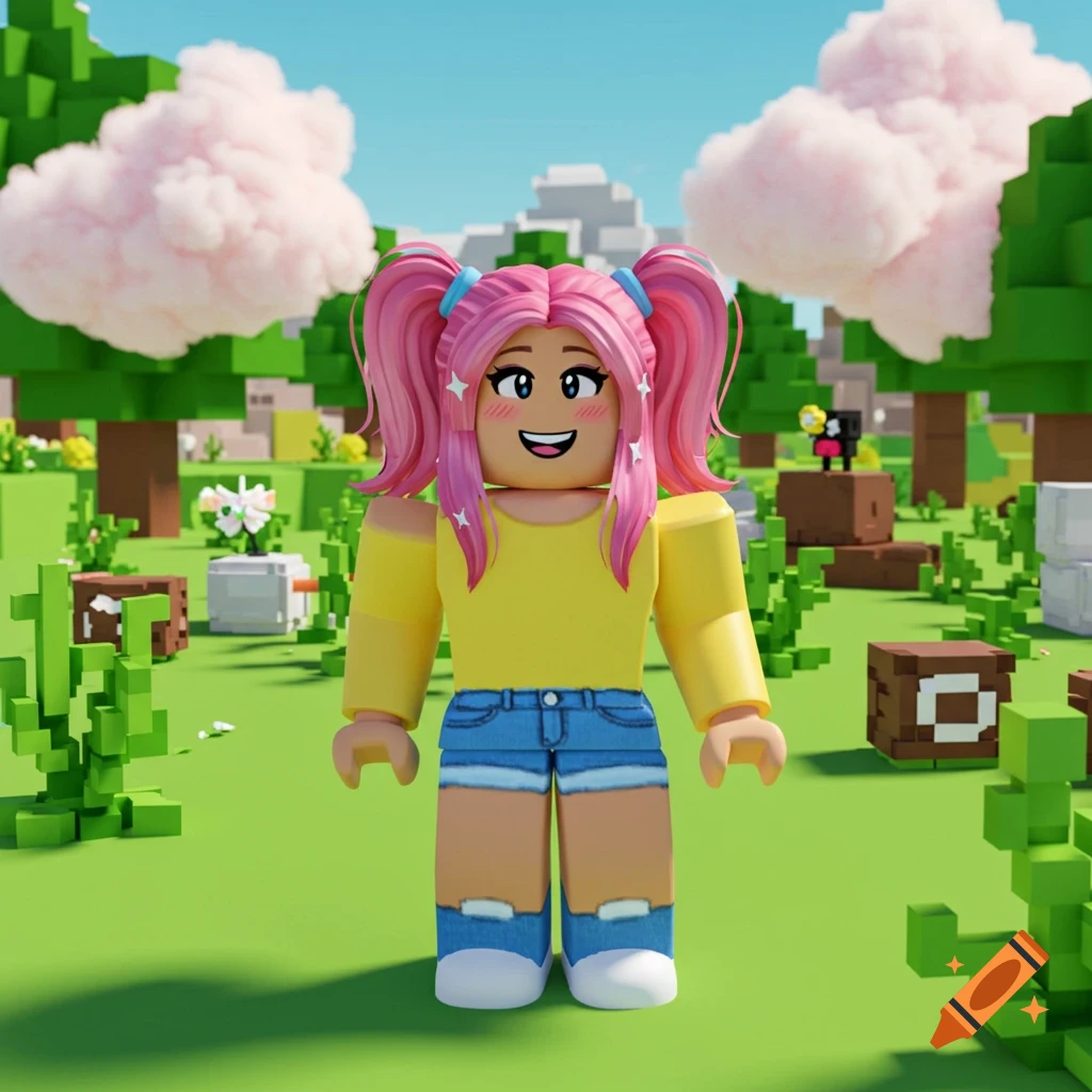 Roblox created on Craiyon