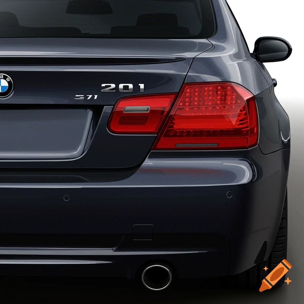 BMW E92 LED taillight design concept on Craiyon