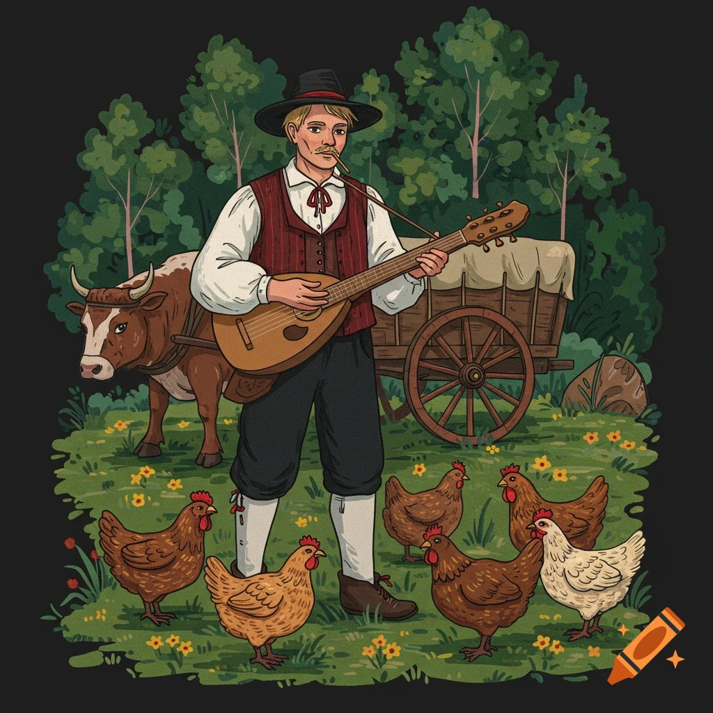 Folkcore Fashion created on Craiyon