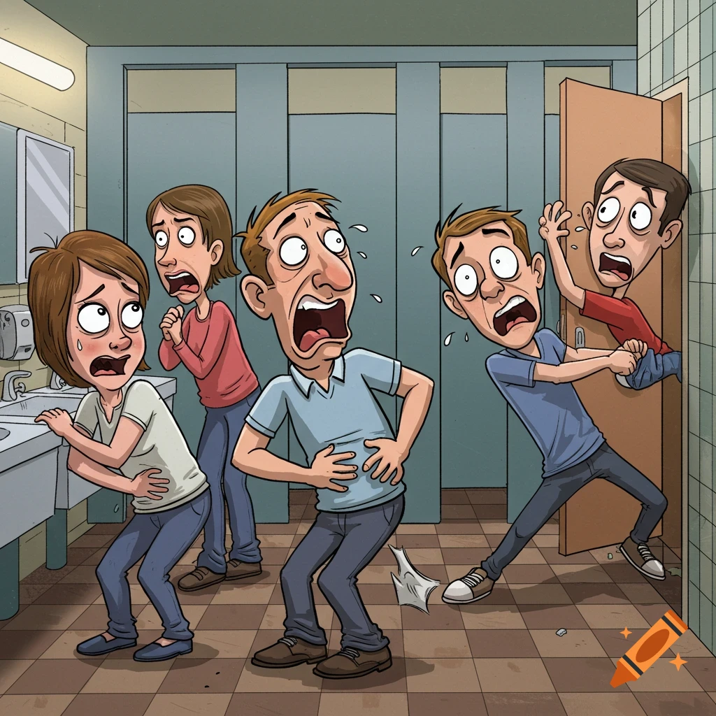 Nerd Wedgie Cartoon