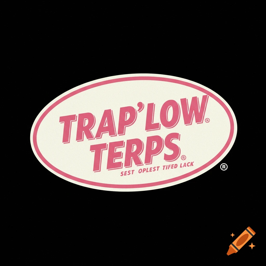 Trap'n Terps logo in Sweet'N Low style on Craiyon