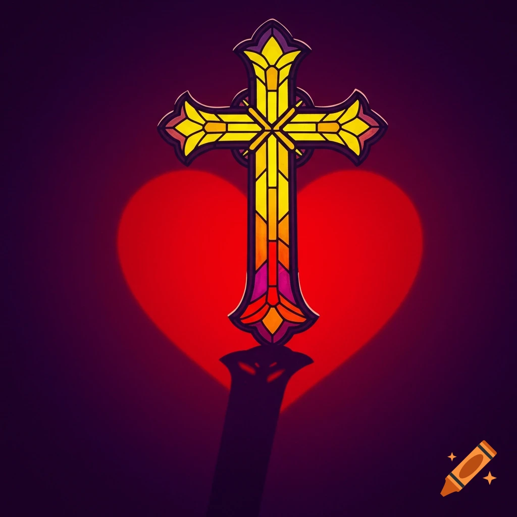 Chrome Hearts cross design in PNG format on Craiyon