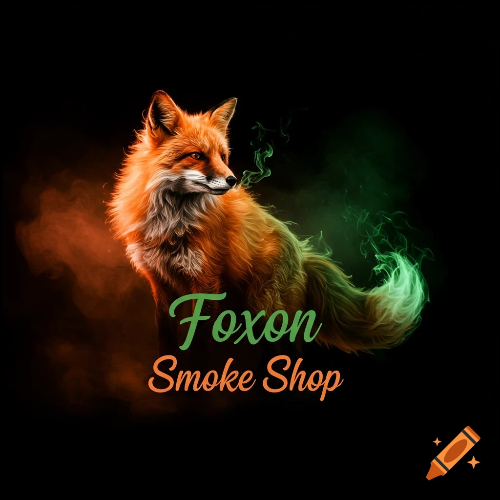 Fox logo for Foxon Smoke Shop on Craiyon