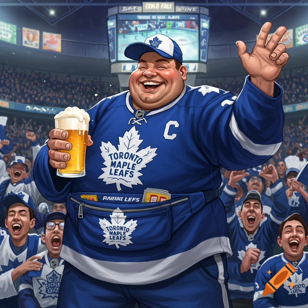 Toronto Maple Leafs Funny Logo