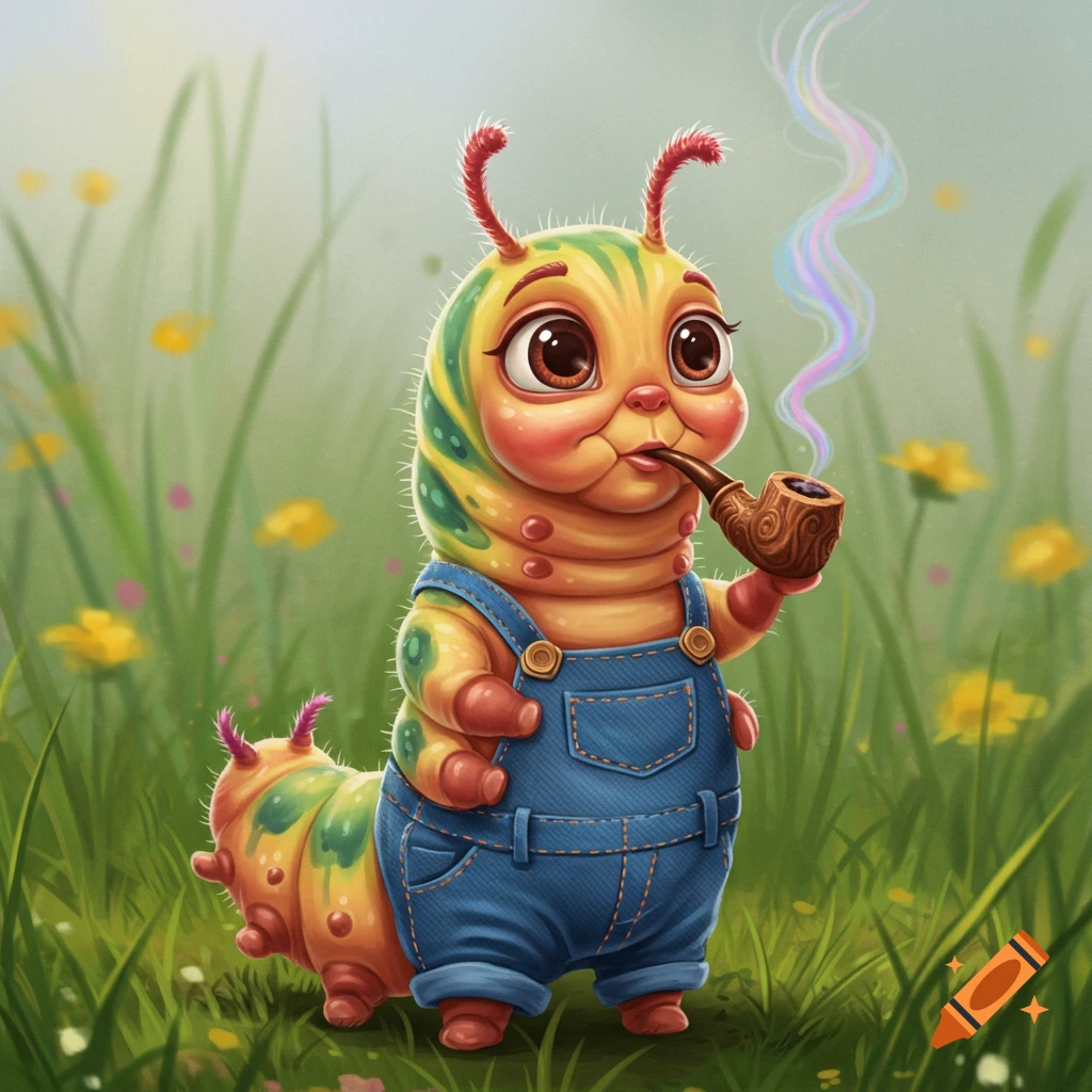 A cartoon pierogi character wearing a cowboy hat, monocle, and belt ...