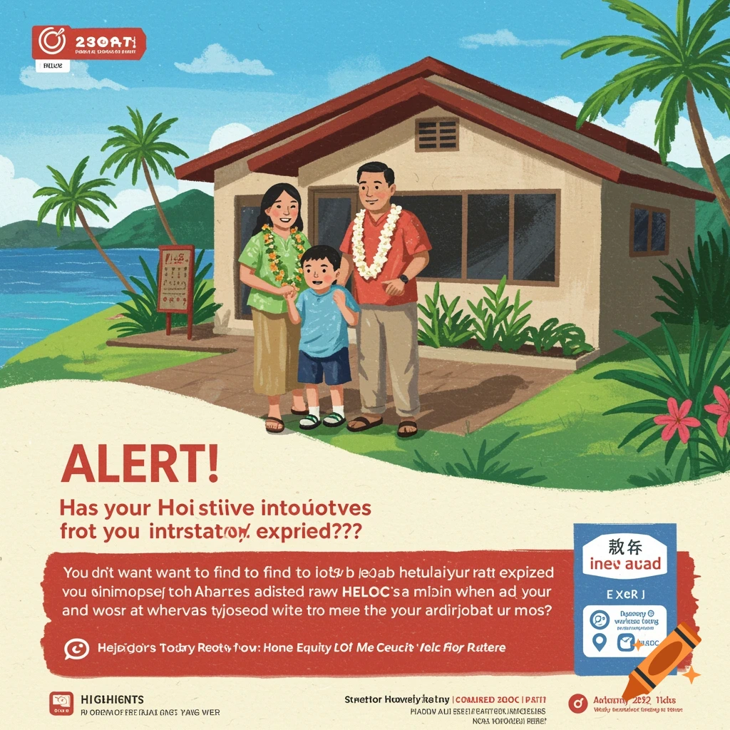 Flyer advertising HELOC for existing customers with expired ...