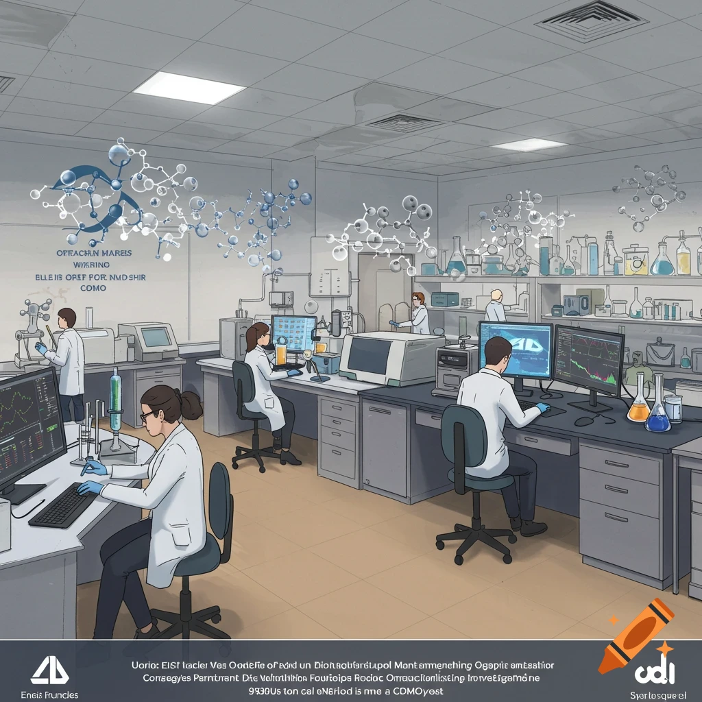 Illustration showing medical staff in PPE performing decontamination ...