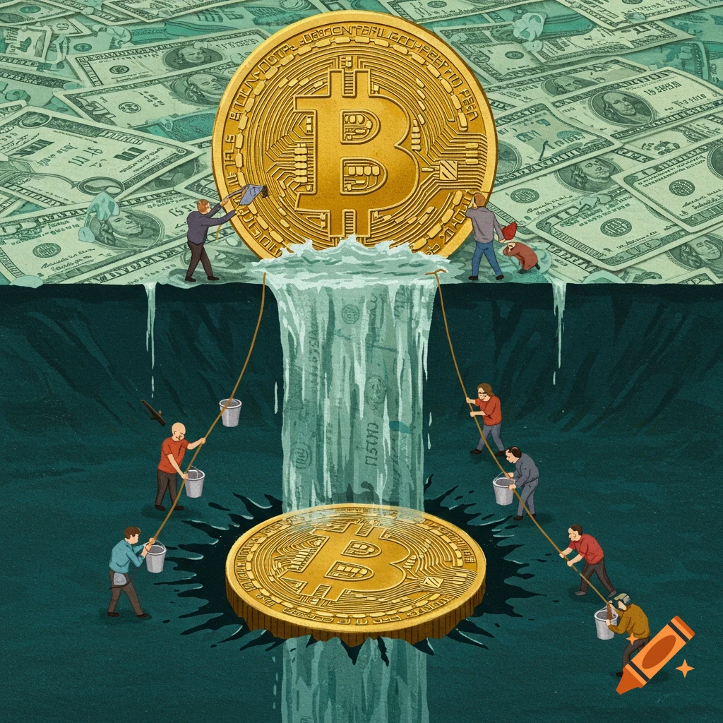 Cryptocurrency images created on Craiyon