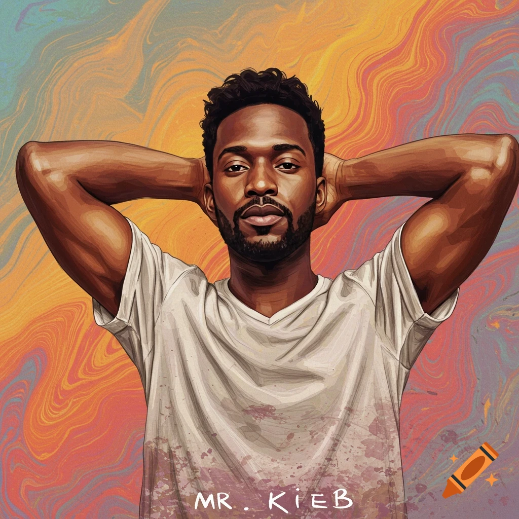 Black Man created on Craiyon