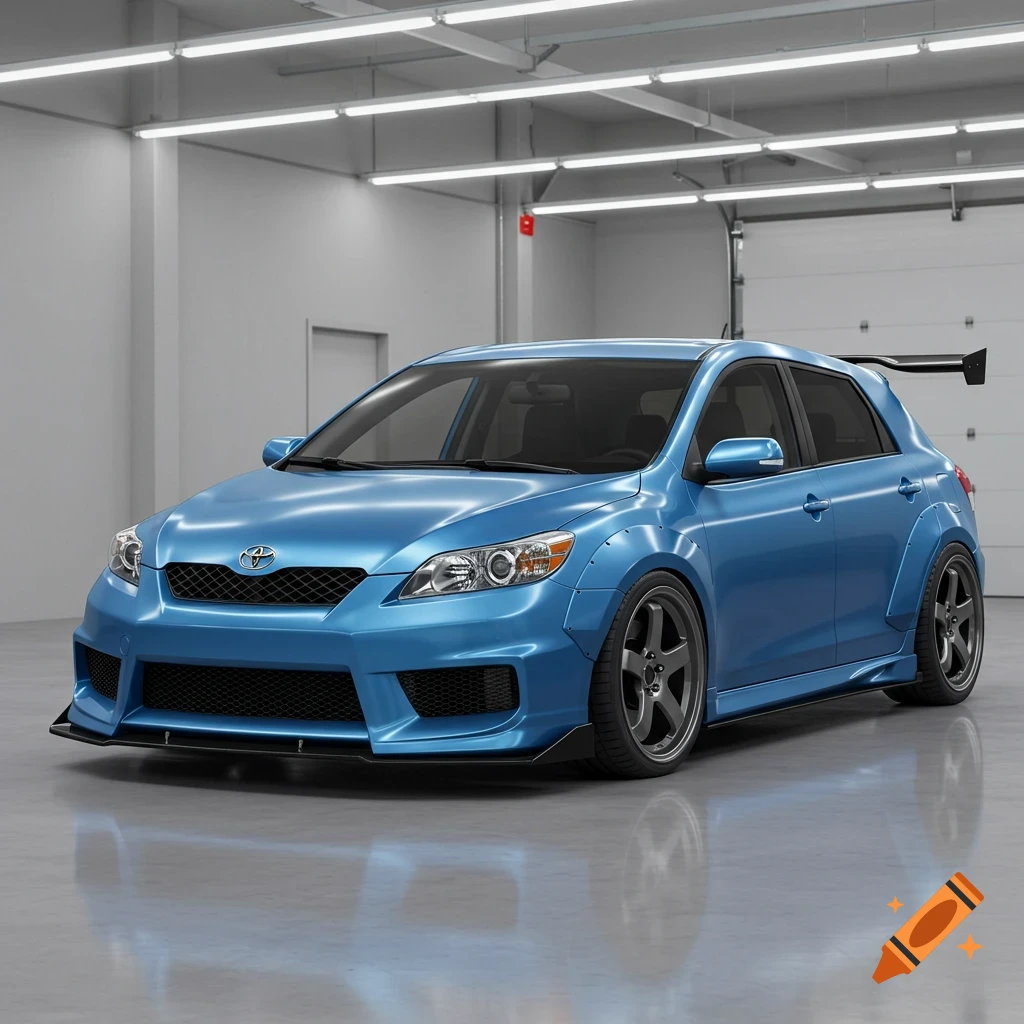 2009 Toyota Matrix XRS with Audi Sport S1 quattro body kit on Craiyon