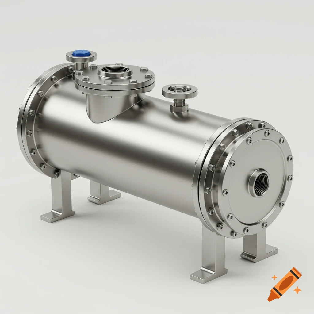 Multi-Round Industrial Cartridge Filter Housing with Bolted Cover on ...