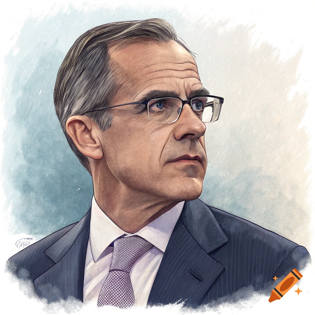 Portrait of Mark Carney on Craiyon