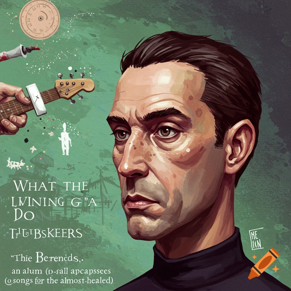Music album cover for "What the Living do" by Nervous Hermus & the ...