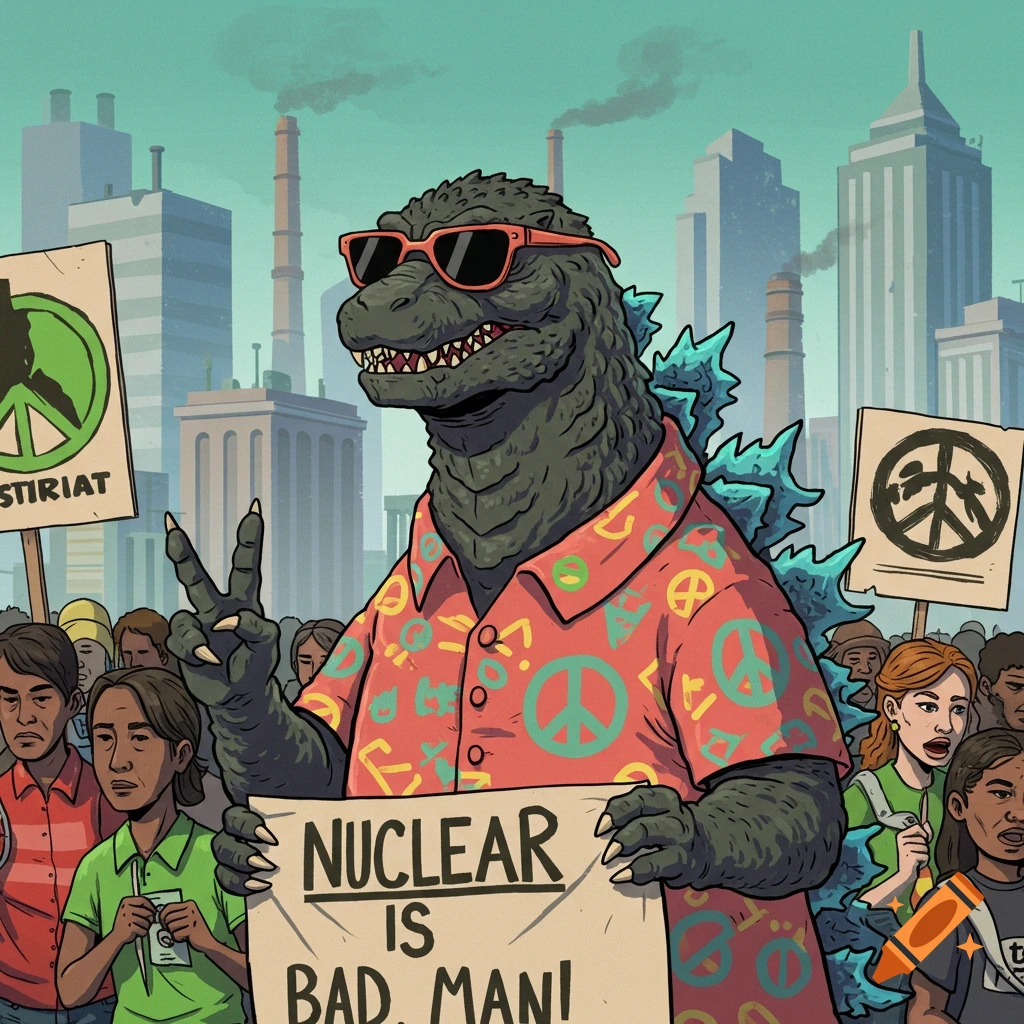 Godzilla imágenes creadas en Craiyon