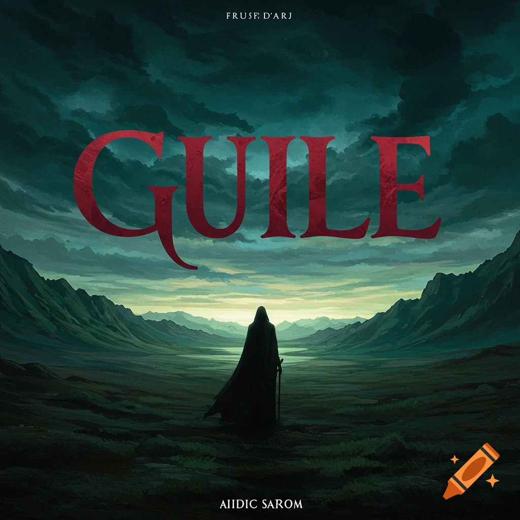 Album cover for the word Guile on Craiyon