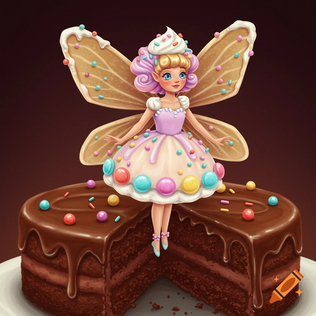 Cake fairy on Craiyon