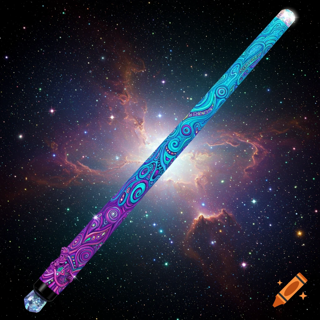 Crazy looking cue stick on Craiyon