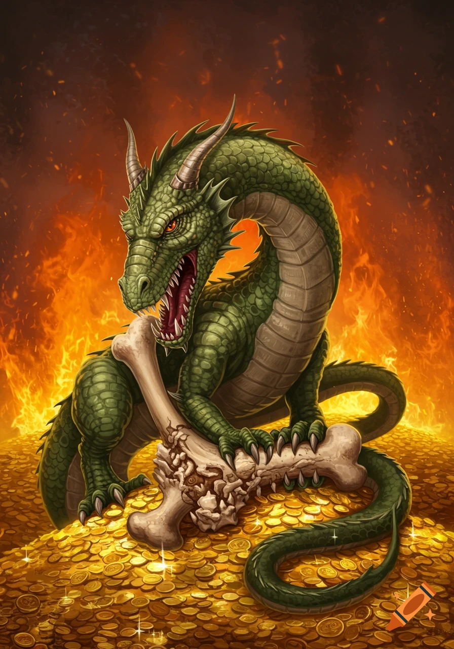 Dragon created on Craiyon