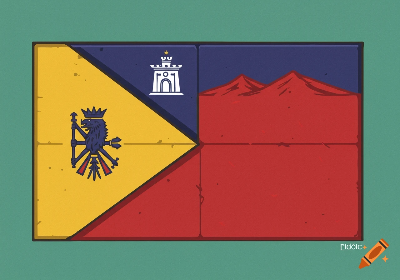 Baltic Union Flag created on Craiyon