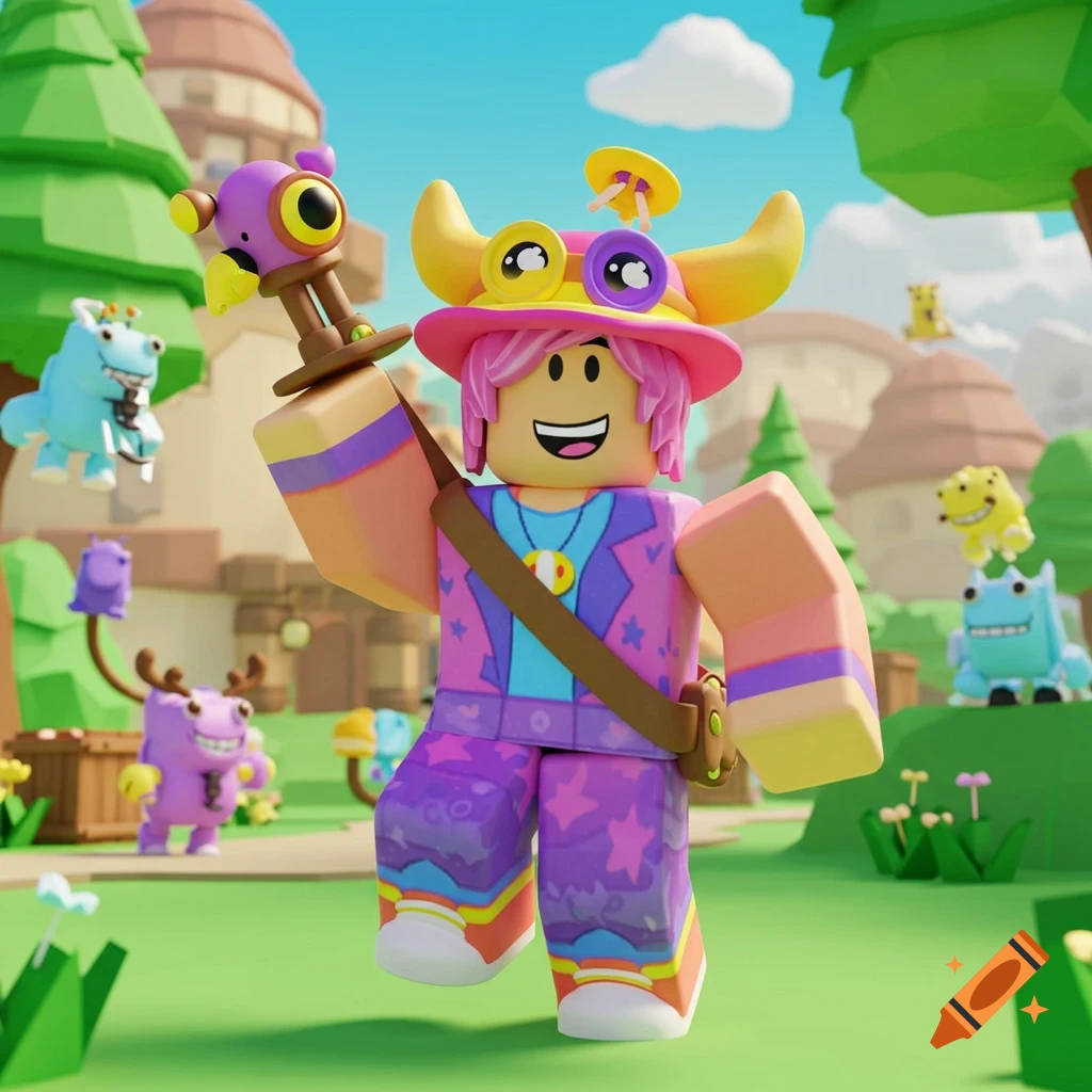 Toon from Roblox game Dandys World on Craiyon