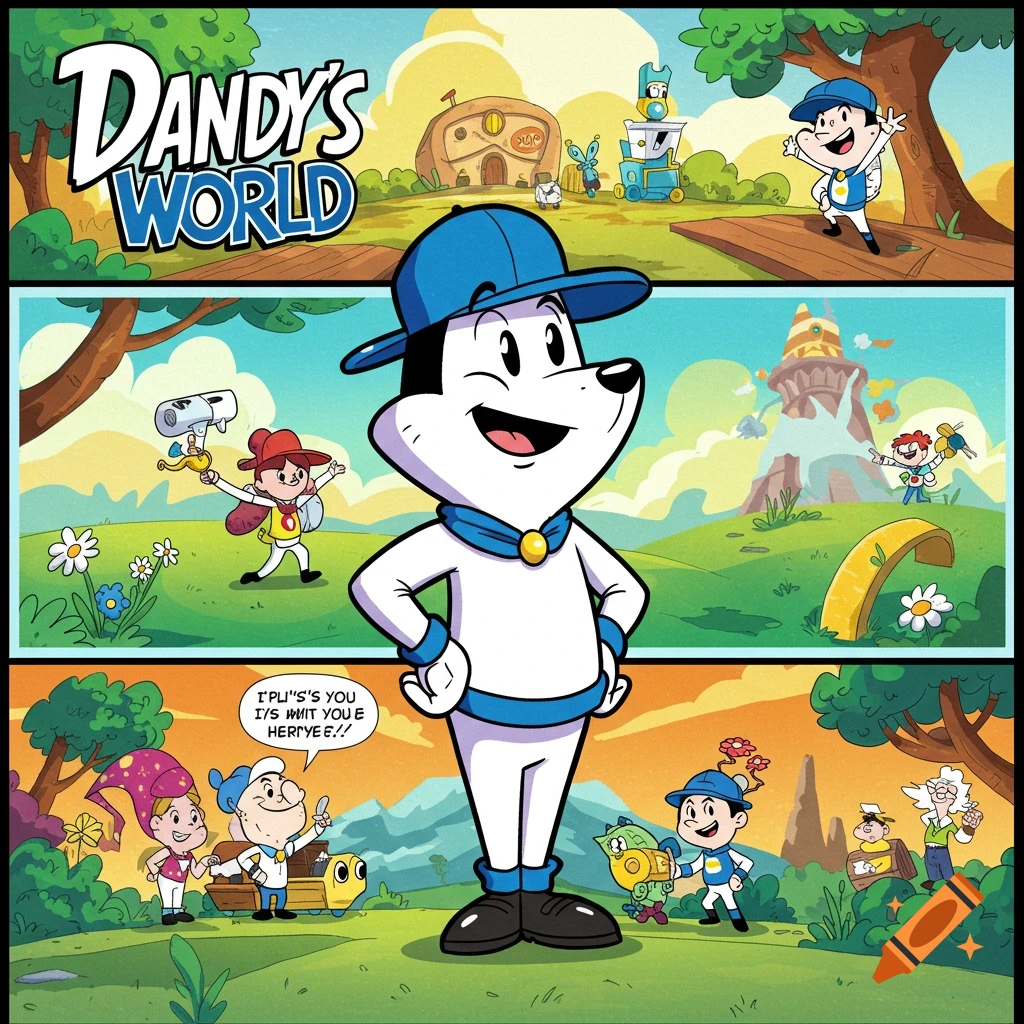 Blot+dandy's+world+fanart created on Craiyon