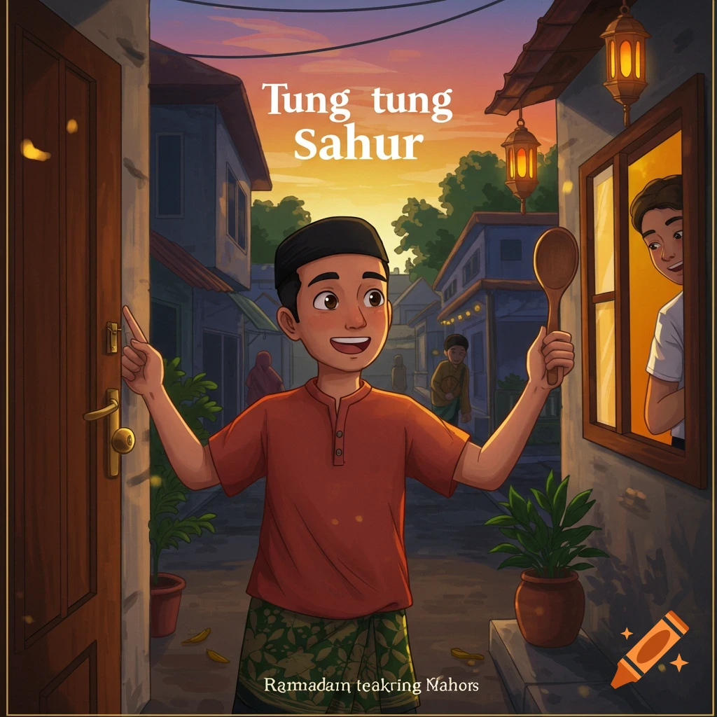 Cartoon Happy Meal box playing a maraca next to a drum under text ...