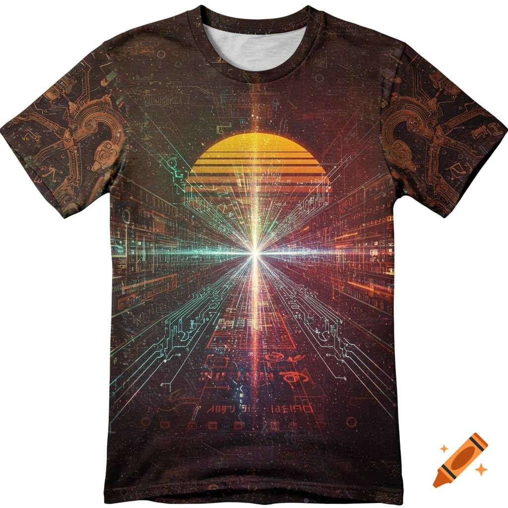 Caltech space themed shirt design inspired by NASA merch on Craiyon