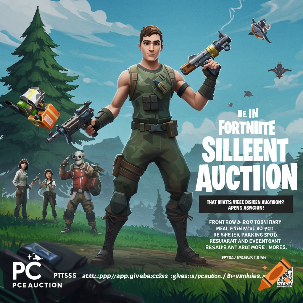 Graphics to promote PC PTSA Silent Auction with front row tickets to ...