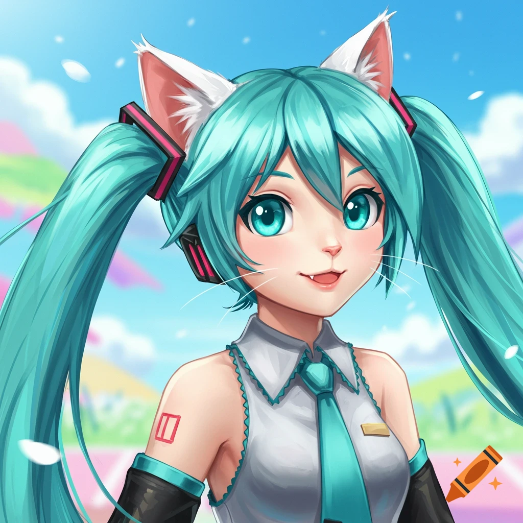 Miku Hatsune Character Sprite Sheet Inspired by Pokemon Crystal Version ...