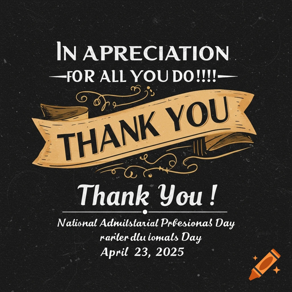 In Appreciation For All That You Do! Thank You - National ...