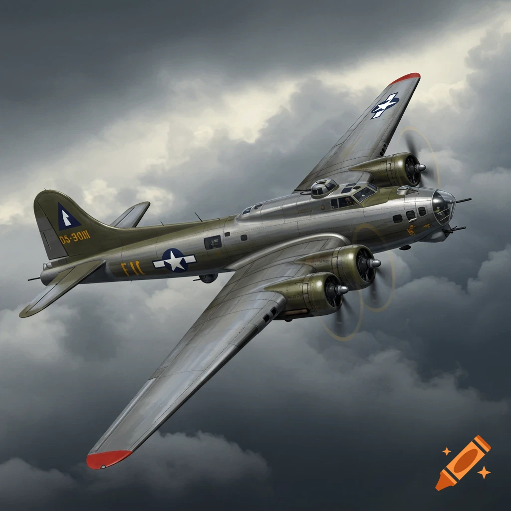 A cartoon duck pilot flies a World War 2 fighter plane through the ...