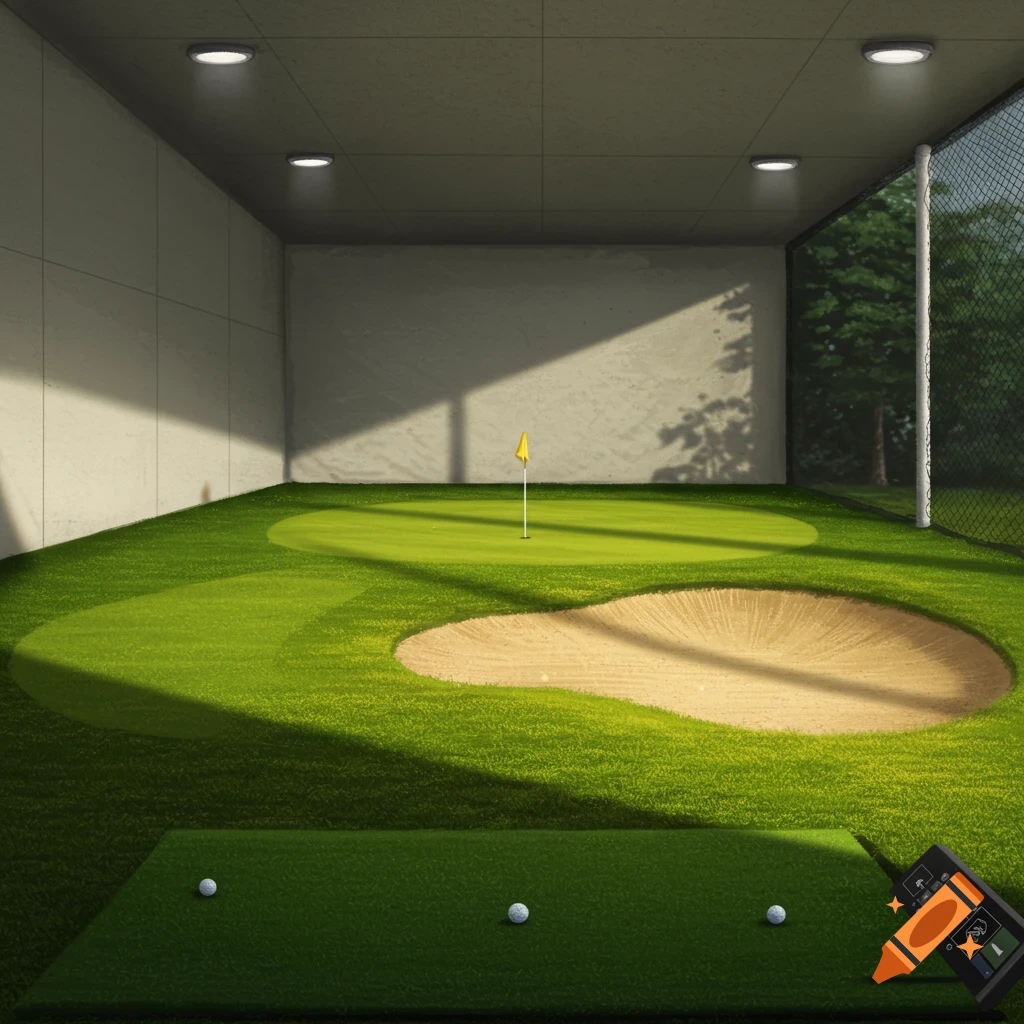 Two golf balls in mid-air with water and grass particles, over a golf ...