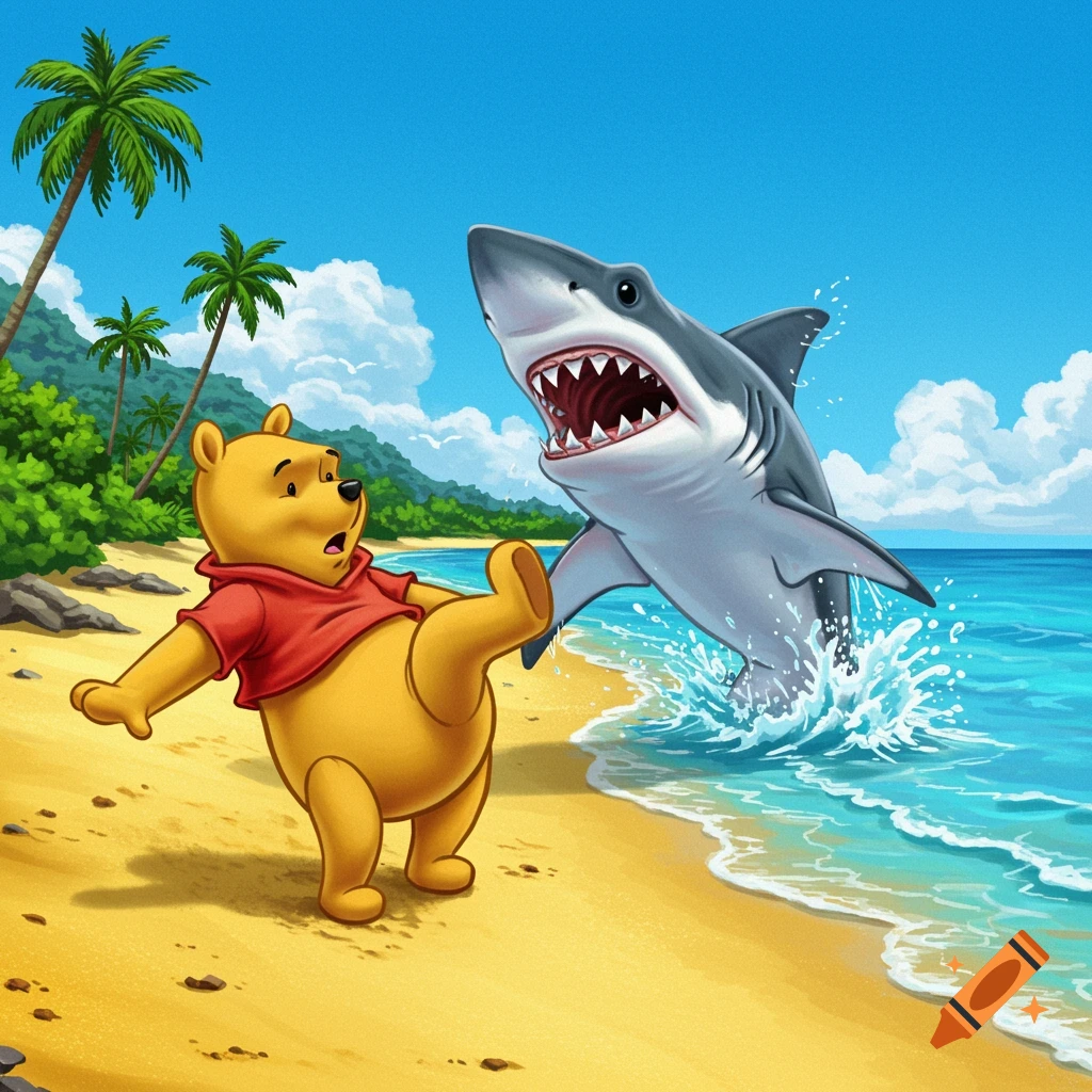Winnie the Pooh images created on Craiyon