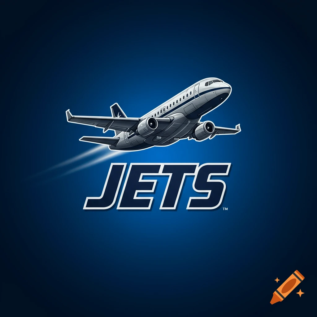 A minimalist blue and white airline logo featuring an oak leaf on a ...