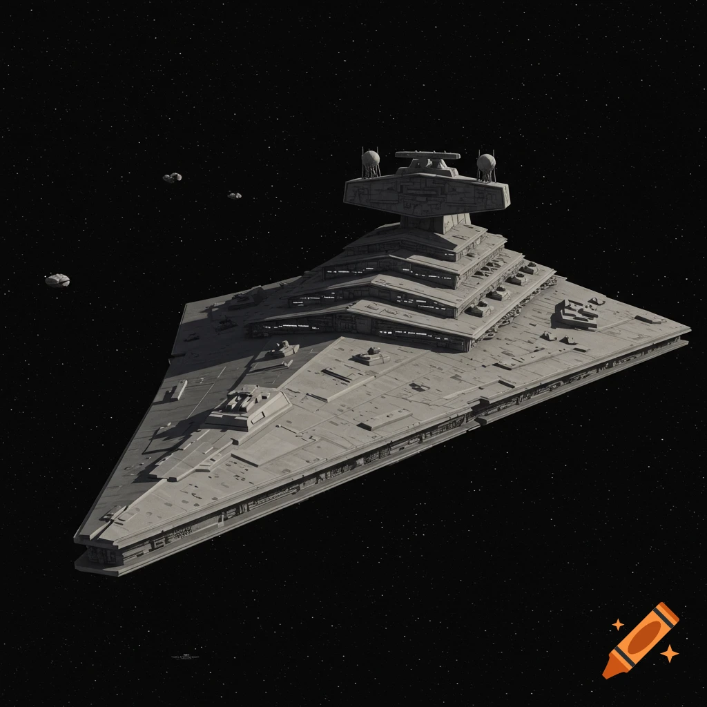 Combination of Eclipse and Resurgent class Star Destroyers on Craiyon