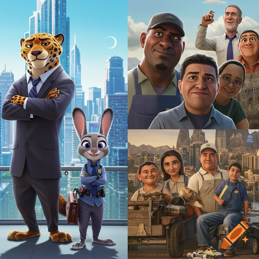 Digital collage symbolizing social stratification and mobility in ...