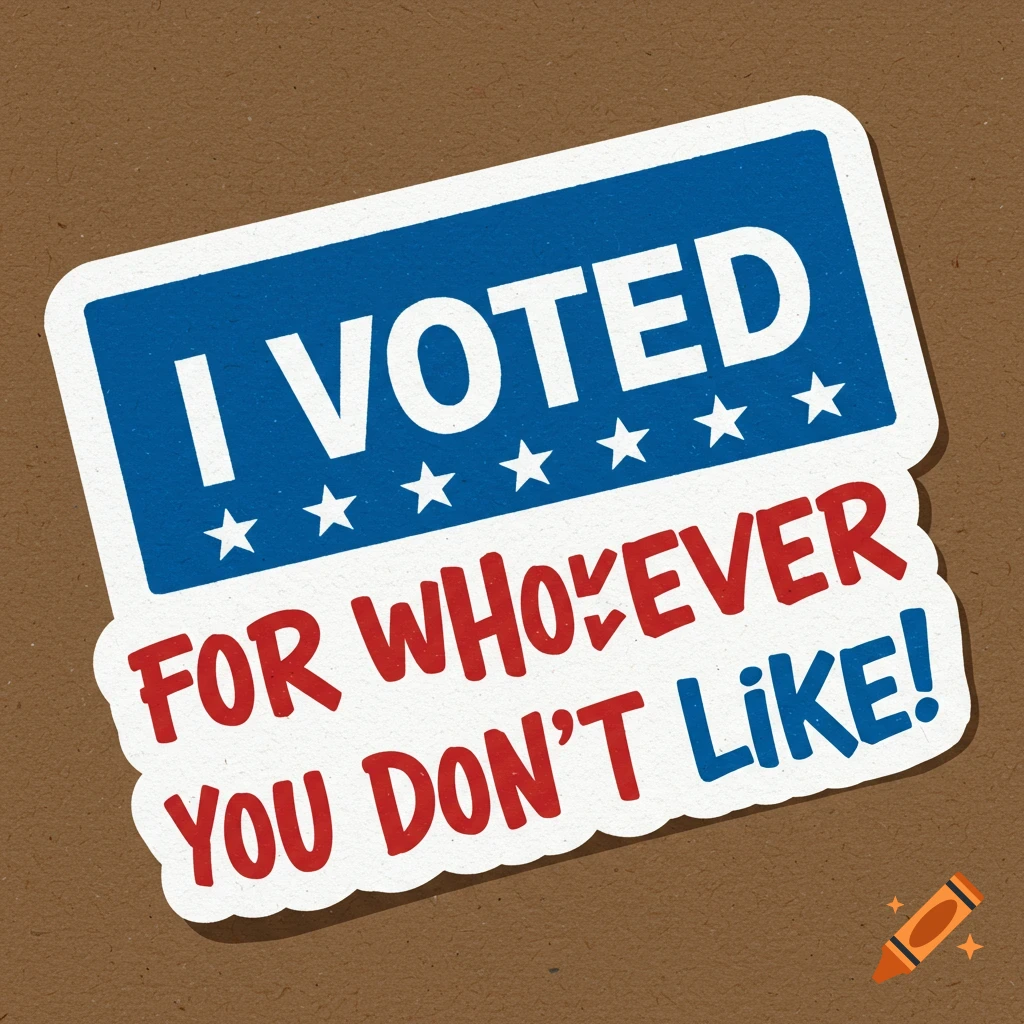 McHero's logo with 'VOTE IN POLL' sign above a vote box with a ballot ...