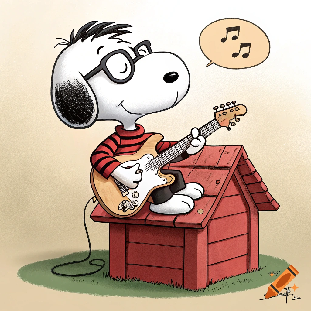 Peanuts images created on Craiyon