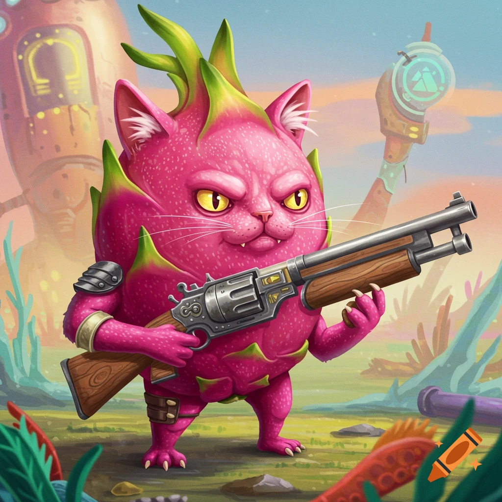 Mike Wazowski from Monsters Inc. with a gun held to his head. on Craiyon