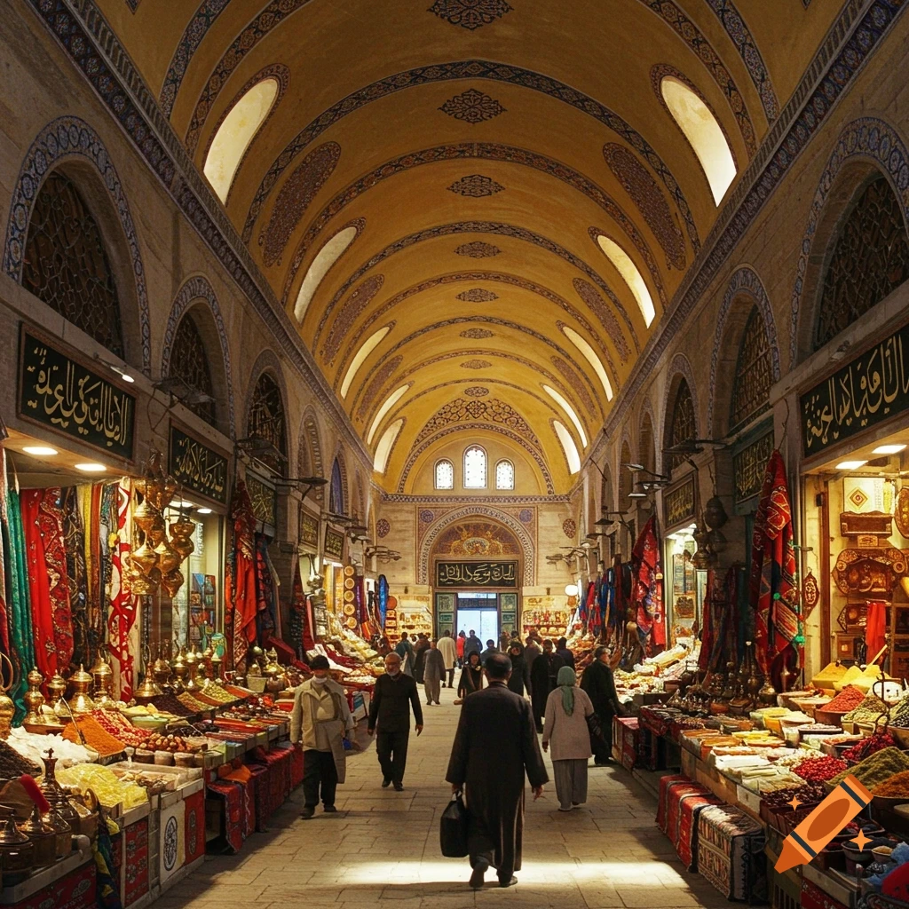 Grand Bazaar in Türkiye on Craiyon