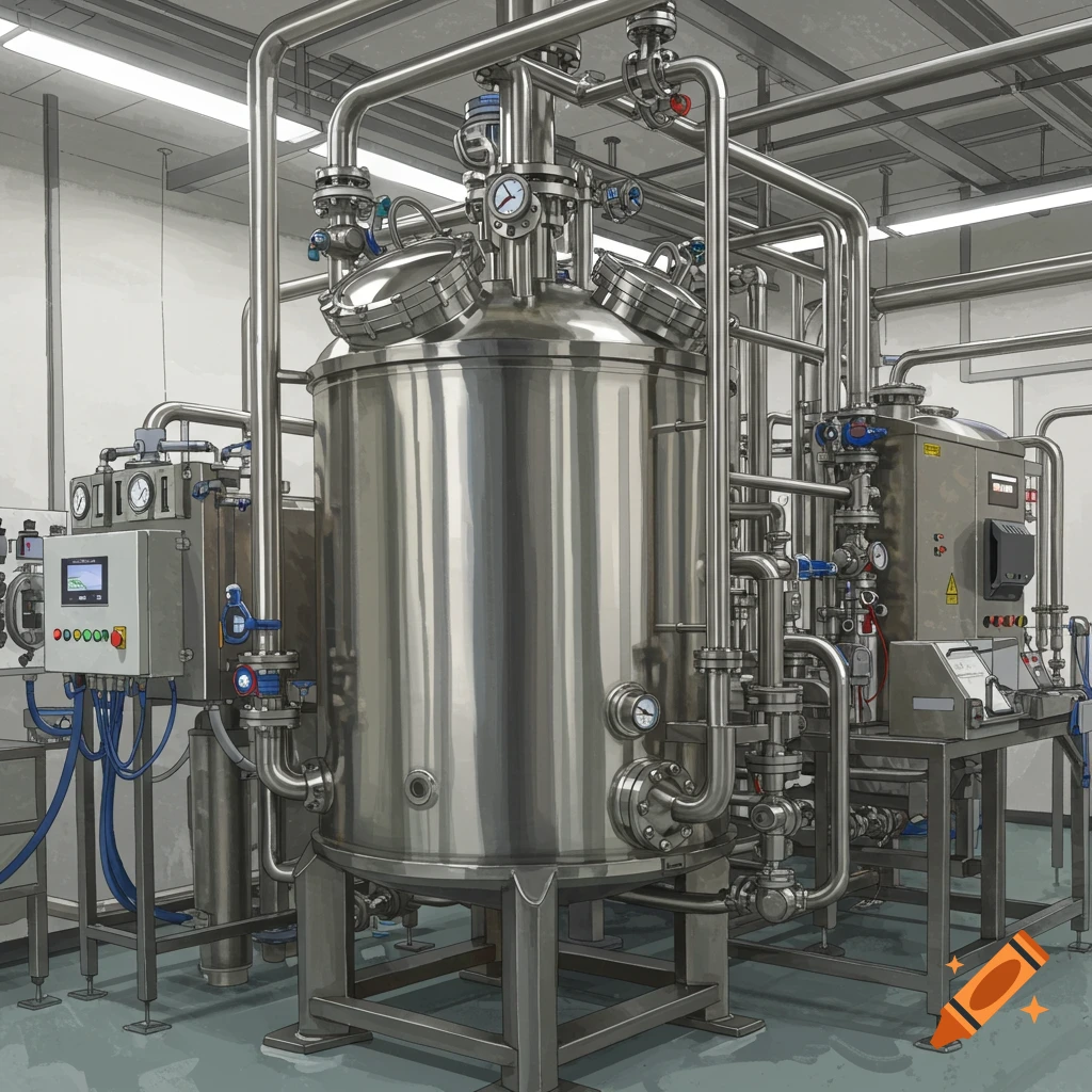 Batch reactor on Craiyon