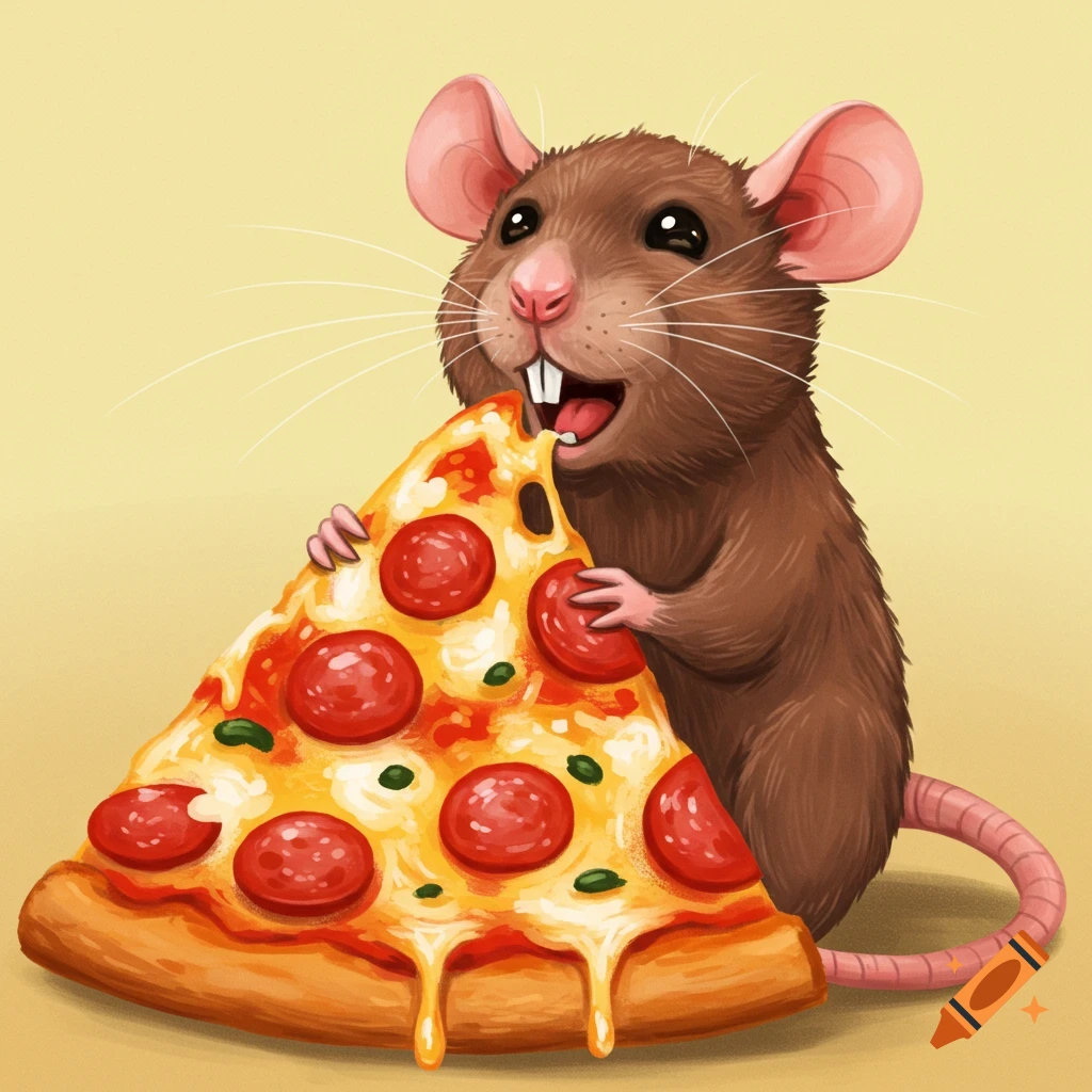 Rat Eating Pizza Memes