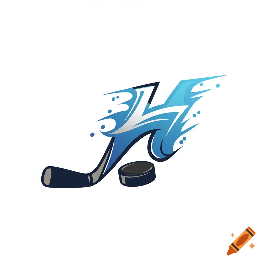 Hockey rink logo on Craiyon