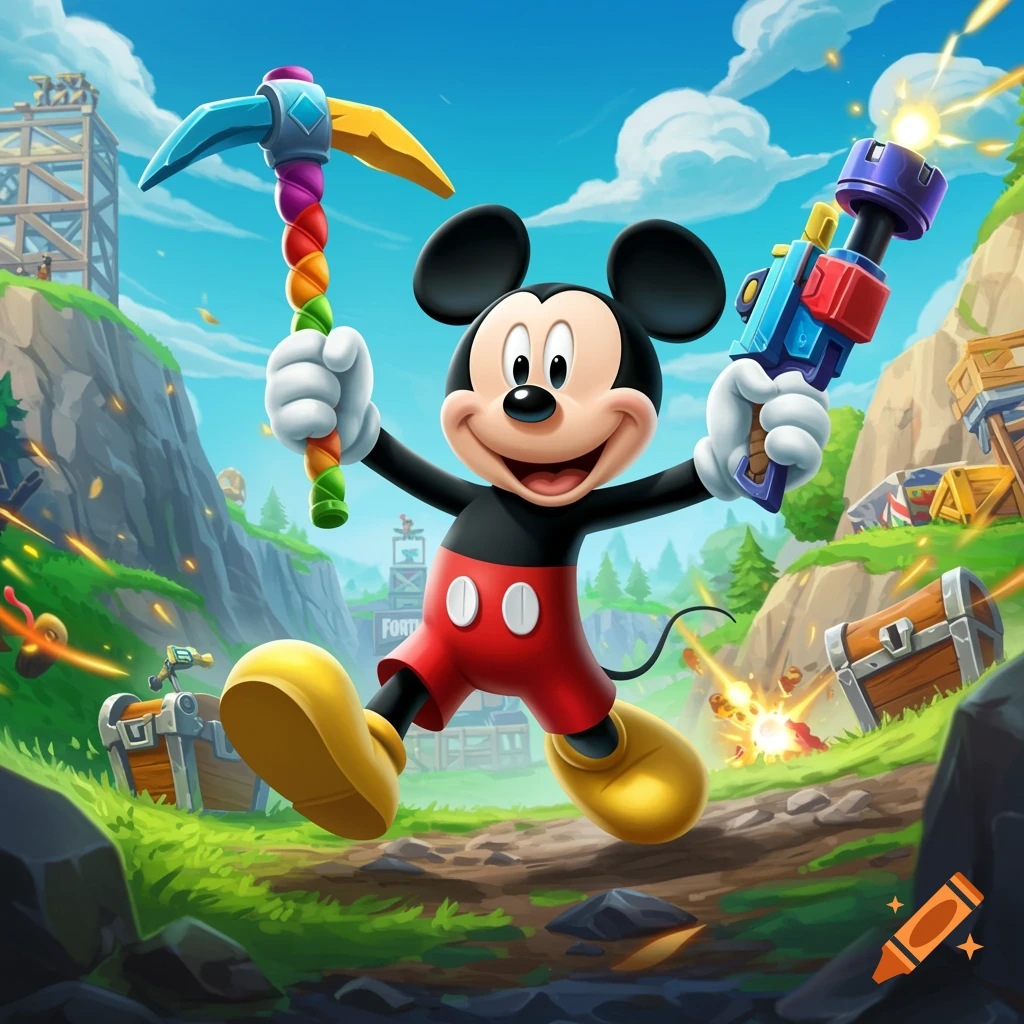 Mickey Mouse images created on Craiyon