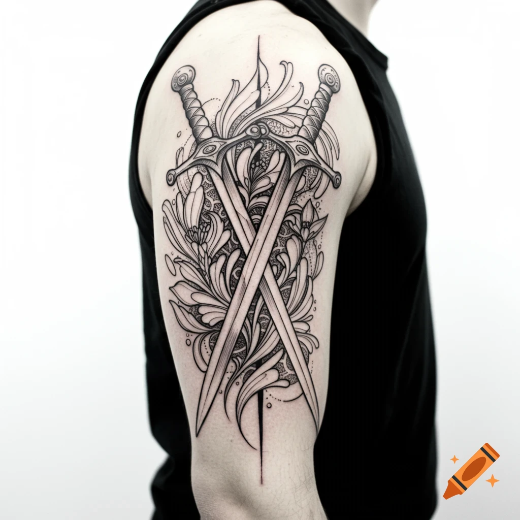 Tattoo images created on Craiyon