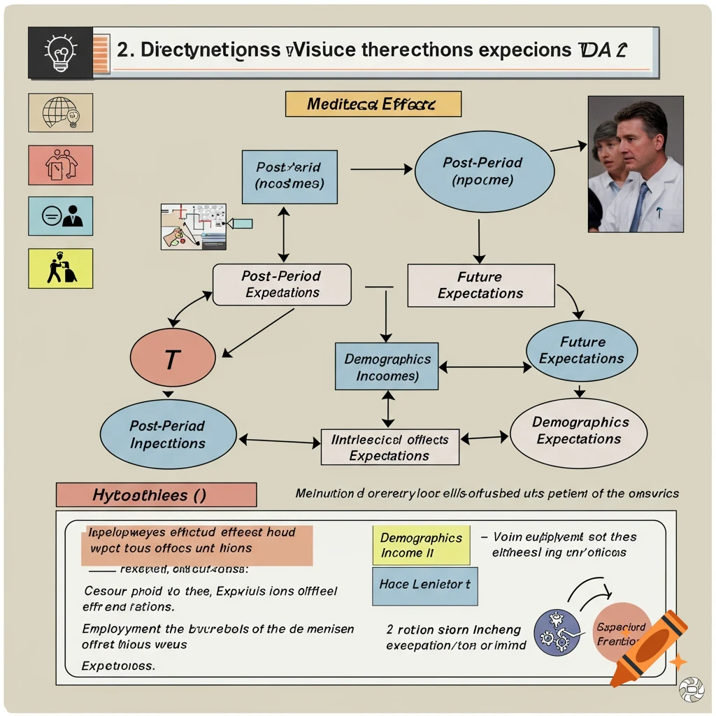 Directed Acyclic Graph (DAG) poster illustrating mediated effects on ...